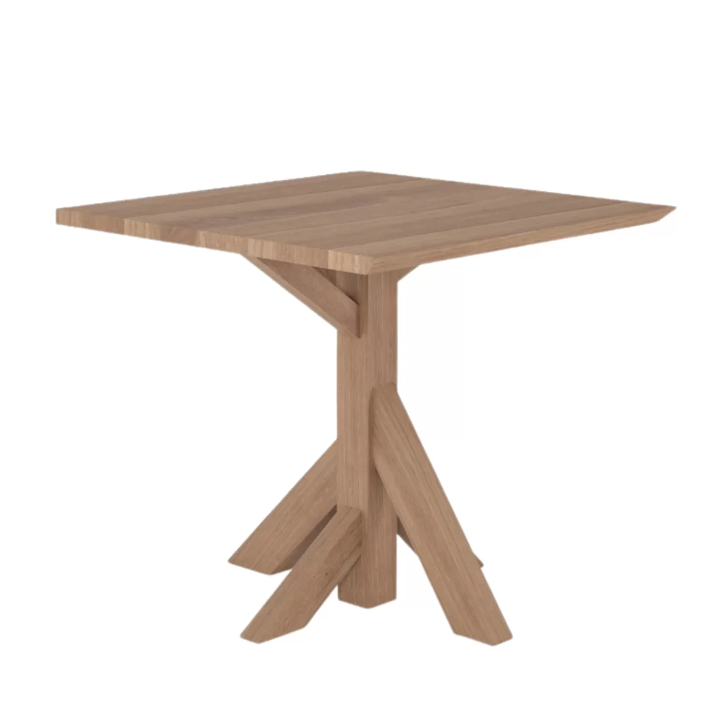 KI Square table RC Teak - Furniture Design Australia