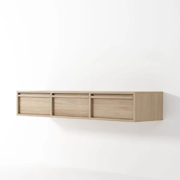 Floating Cabinet with 3 Drawers L 161 x D 40 x H 26 - Furniture Design ...